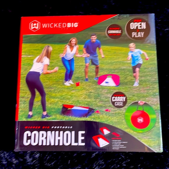 Wicked Big | Games | New Wicked Big Portable Corn Hole Set With Carry ...